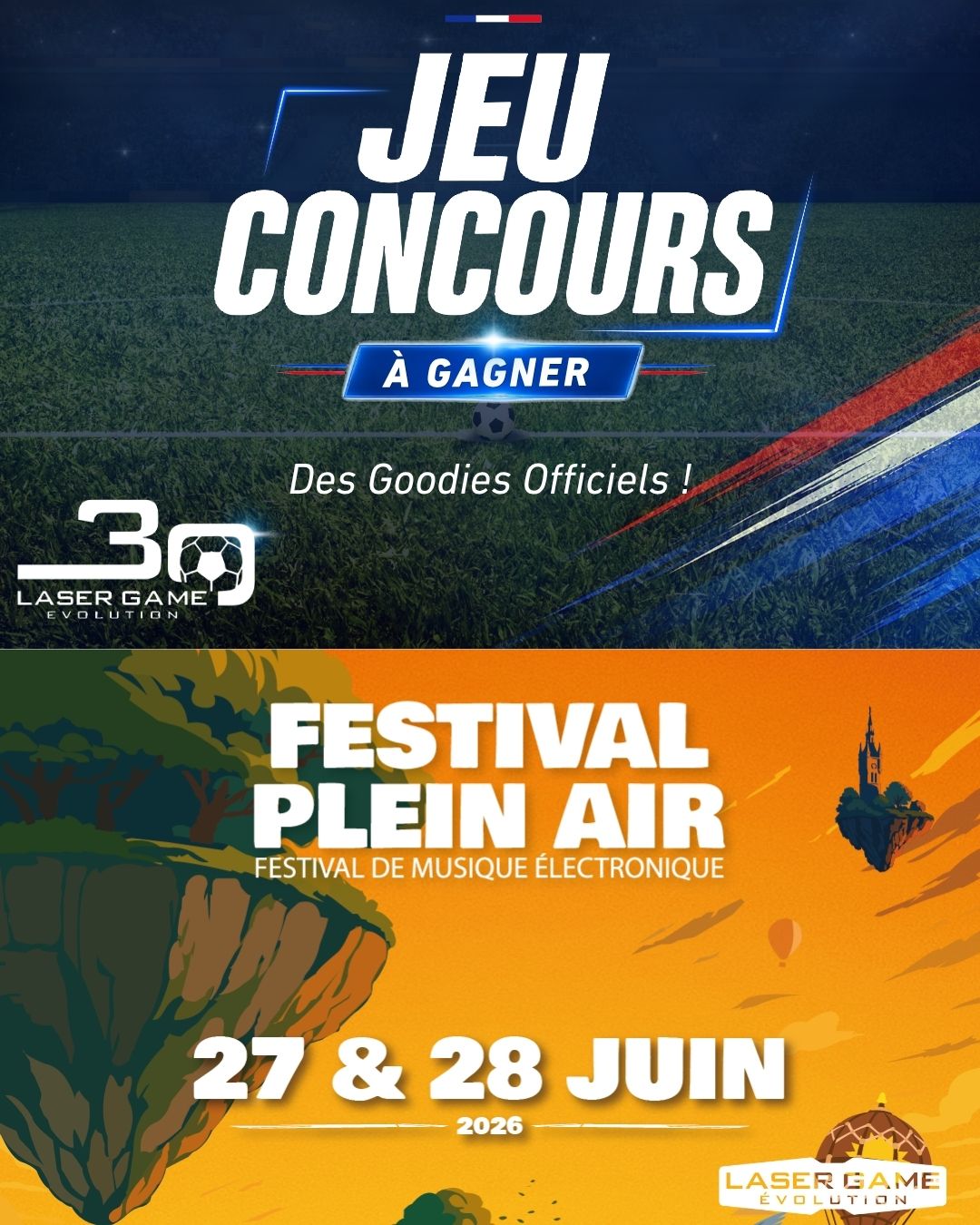 juin 2026 – Laser Game Villeneuve d'Ascq